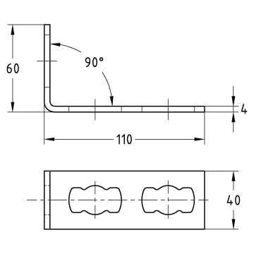 MÜPRO | MPR-Mounting angles 90° type S+ 1+2