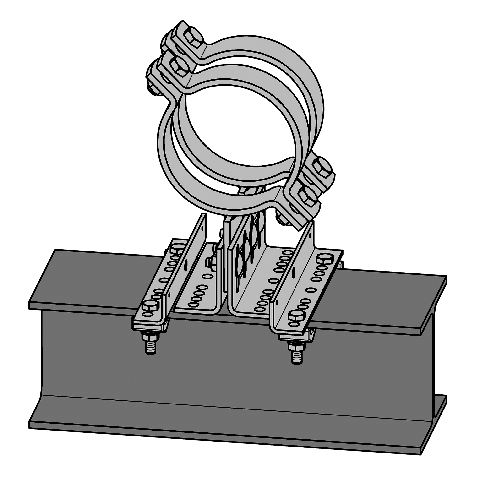 MÜPRO | Cramping sets type F and FG Type F, without sliding plate