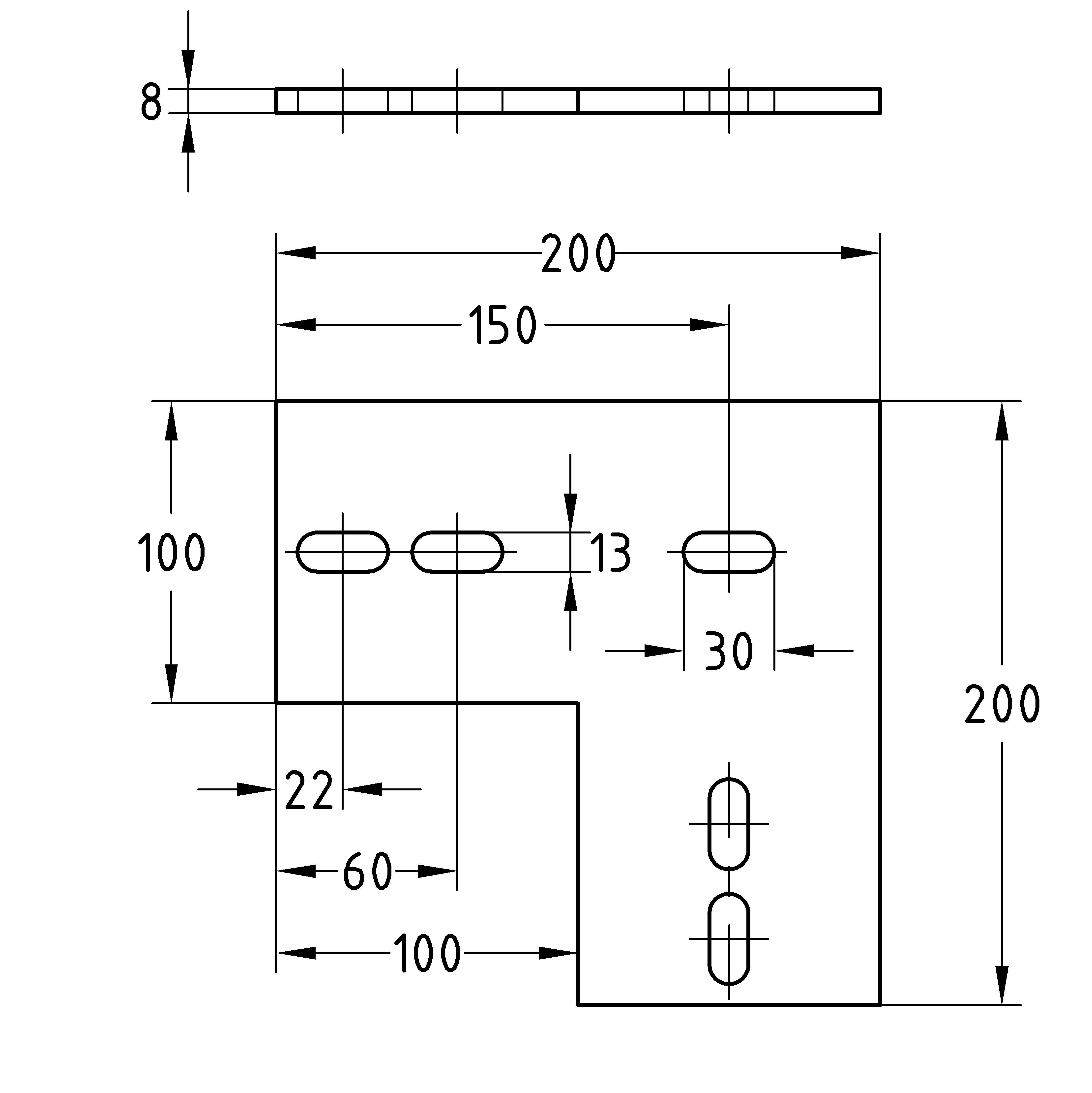 MÜPRO | MPT-Connection plates Angle plate