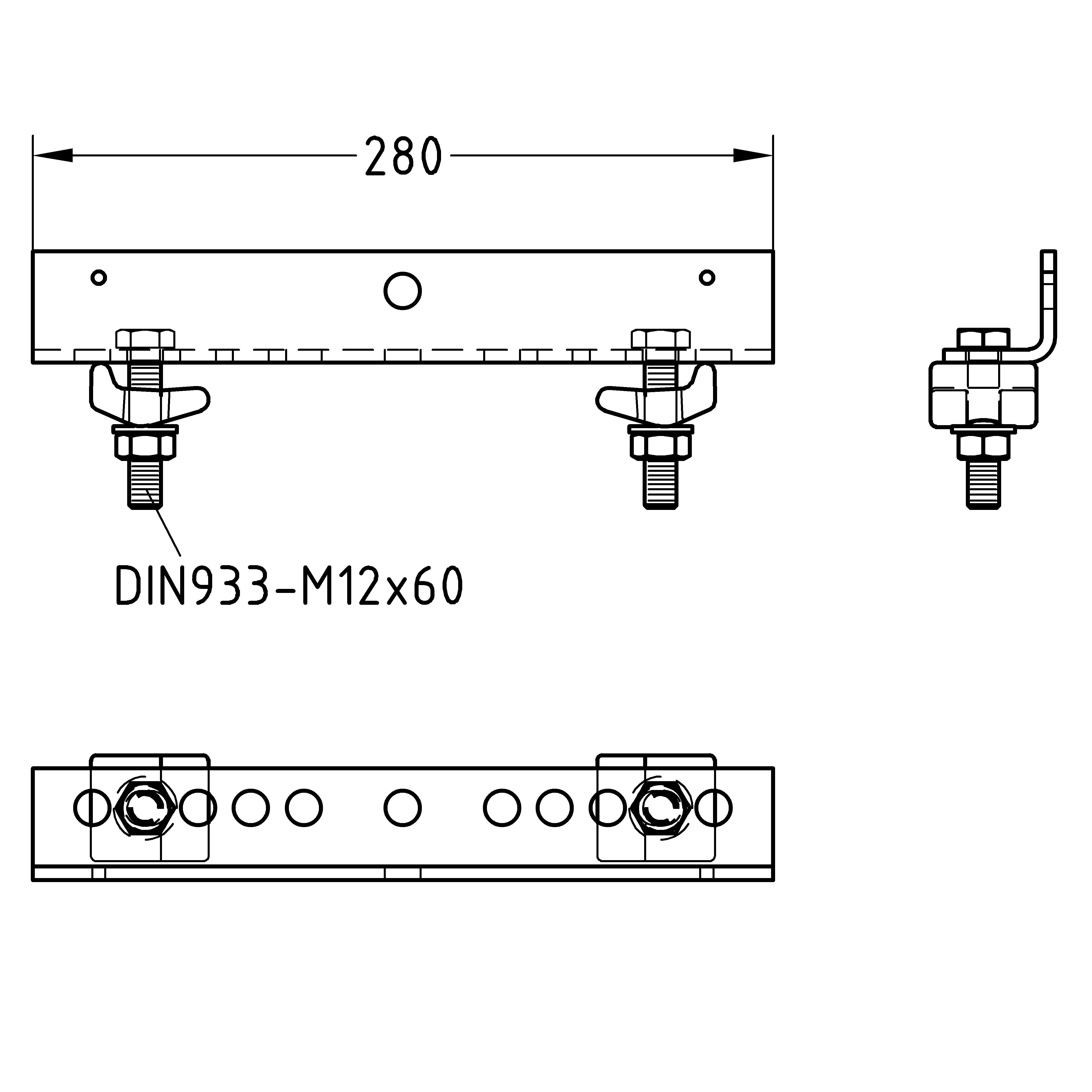 MÜPRO | Cramping sets type F and FG Type F, without sliding plate