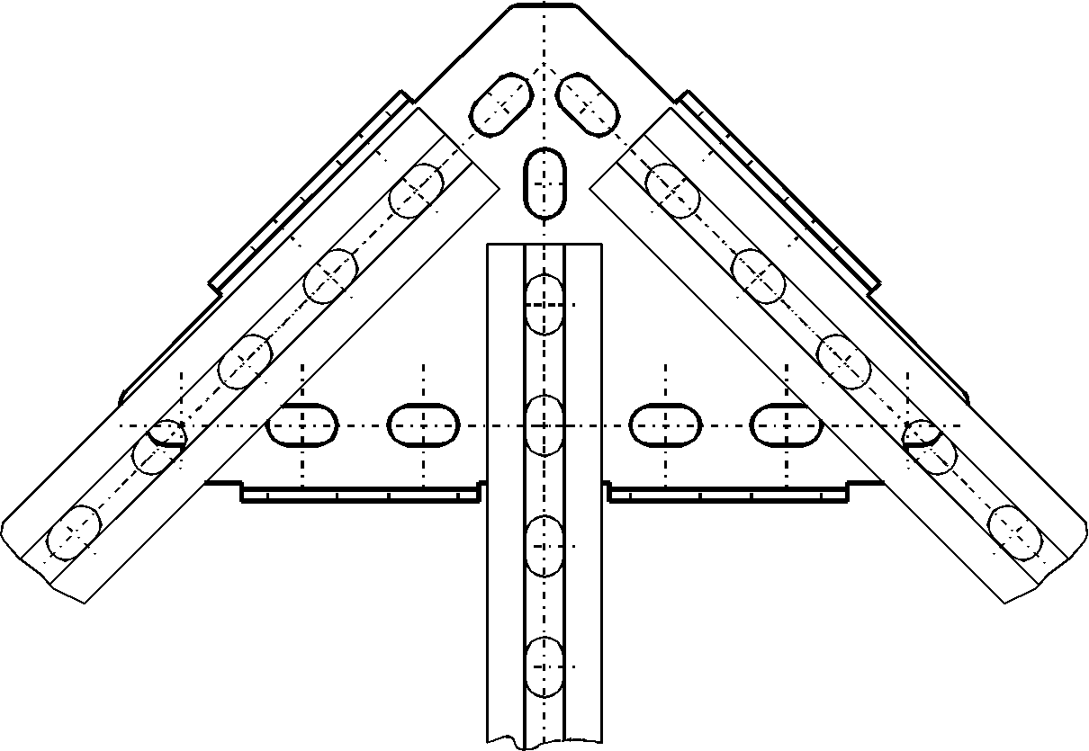MÜPRO | Construction brackets 280 x 164 x 4 mm | V2A